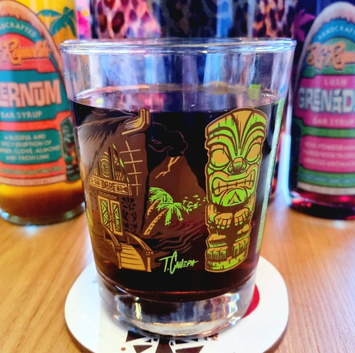 BG Reynolds Tiki Bar Cocktail Glass – The Flossie & Prudence Show