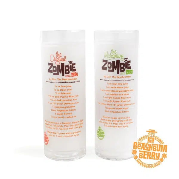 Beachbum Berry's Zombie Tiki Cocktail Glasses – The Flossie & Prudence Show
